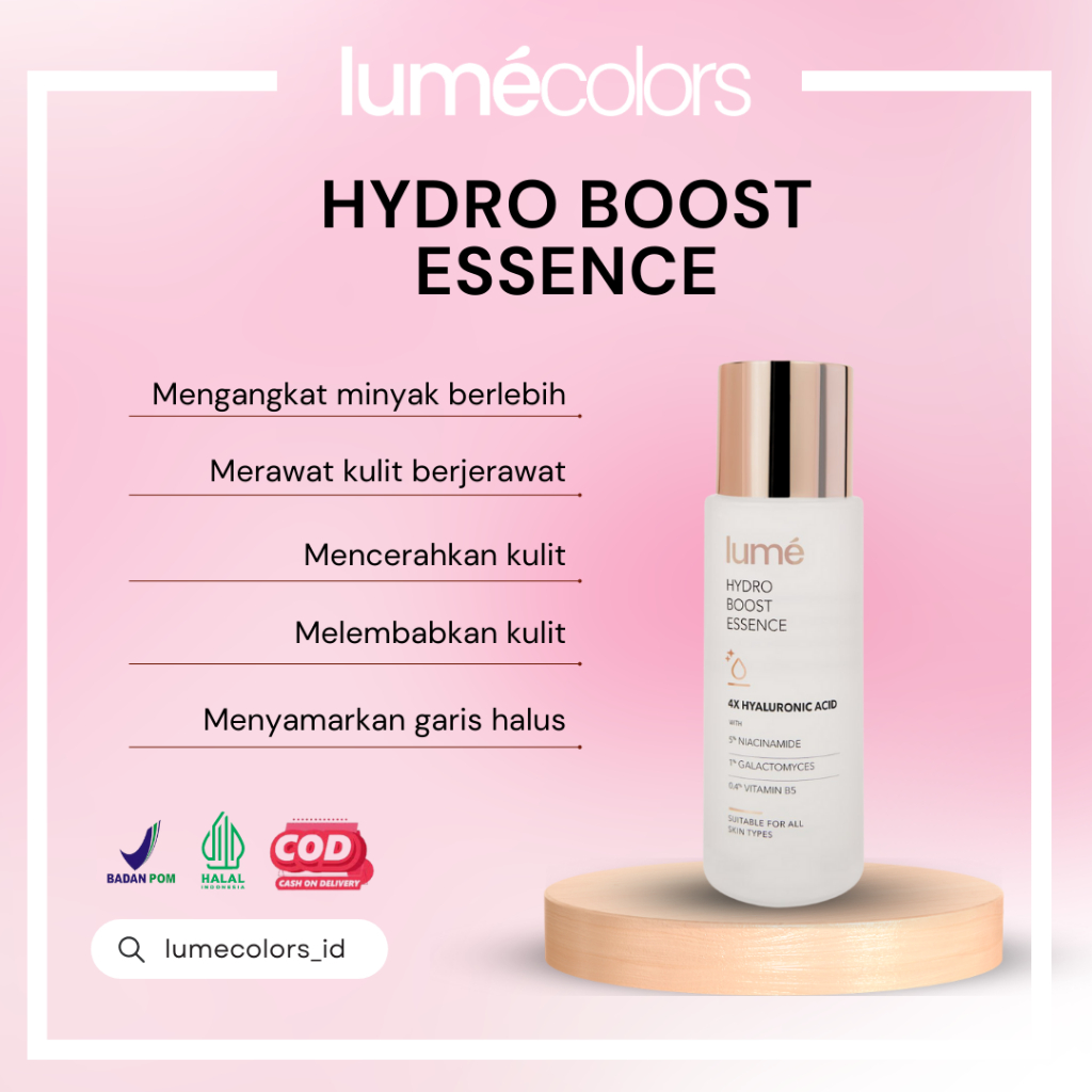 Jual LUME Hydro Boost Essence Lume Skincare Lumecolors | Shopee Indonesia