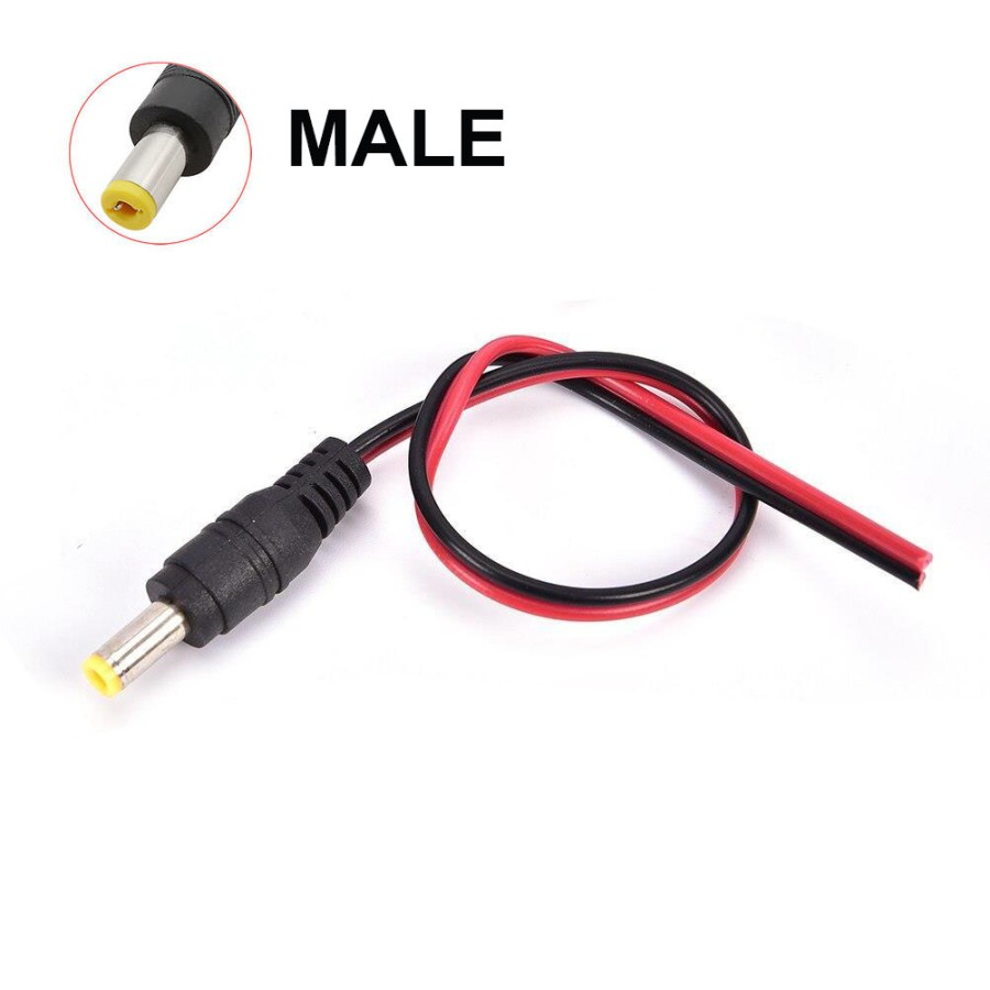 Jual Kabel Konektor Jack DC 12V 24V Power Supply Lampu LED Strip Neon ...