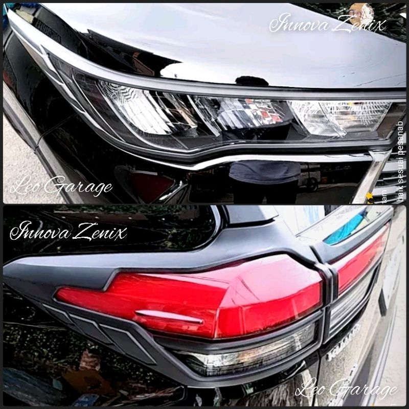 Jual TOYOTA KIJANG INNOVA ZENIX 2022 2023 2024 PAKET GARNISH DEPAN BELAKANG HEAD TAIL LAMP LIST ...