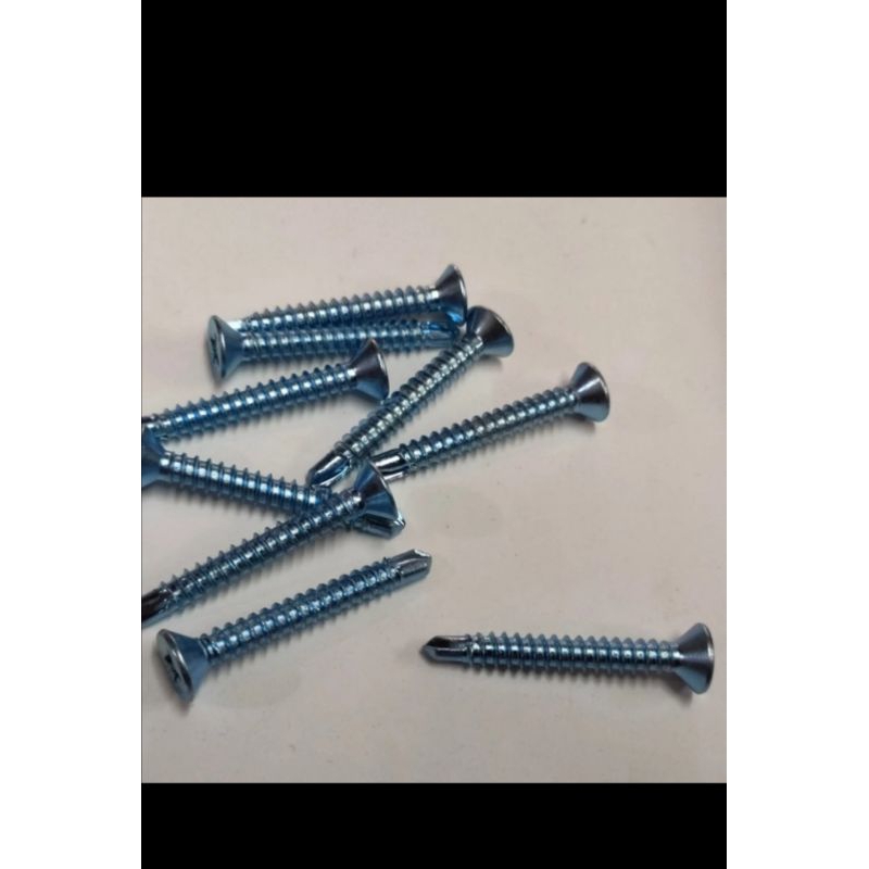 Jual Skrup Roofing SDS FH 8x32 Skrup GRC kalsibord baja ringan (50pcs ...