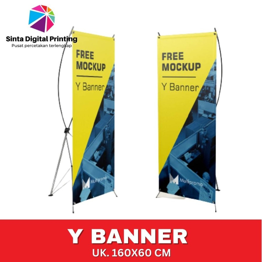 Jual Jasa Cetak Print Y Banner Satu Paket Bahan Flexy Ukuran 160 x 60 ...