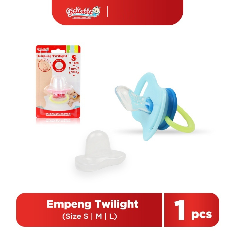 Jual Empeng Bayi Reliable dot gepeng BPA FREE ( Twilight ) | Shopee ...