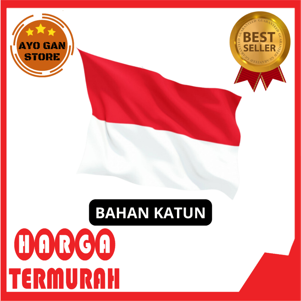 Jual Bendera Indonesia Merah Putih | Bahan Katun | Shopee Indonesia