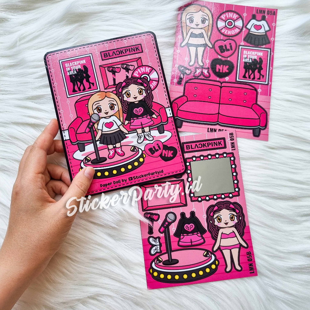 Jual [Sticker Party] Buku Paper Doll House Rumah Boneka Kertas Bertema ...