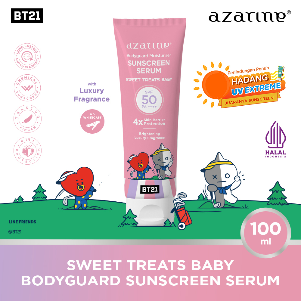 Jual Azarine Body Guard Moisturizer Sunscreen Serum SPF50 PA ...