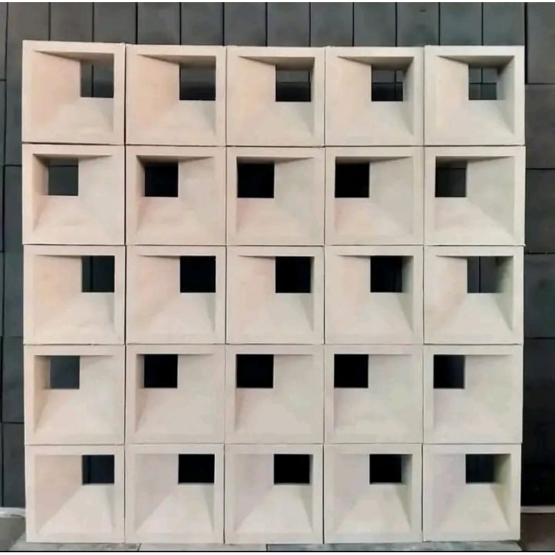 Jual roster lubang angin hias/roster beton/roster minimalis | Shopee ...