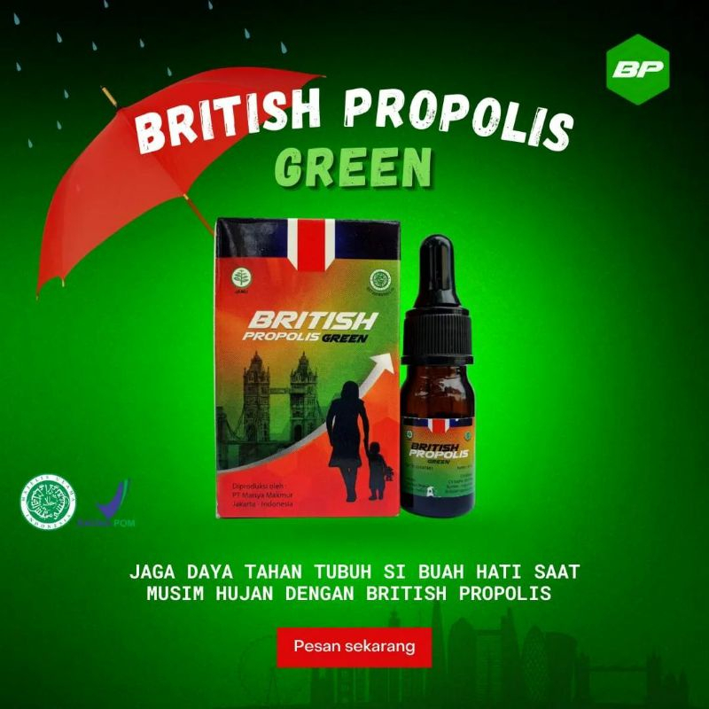 Jual British Propolis Green BP Green Khusus Anak 6 ml Harga Terjangkau ...