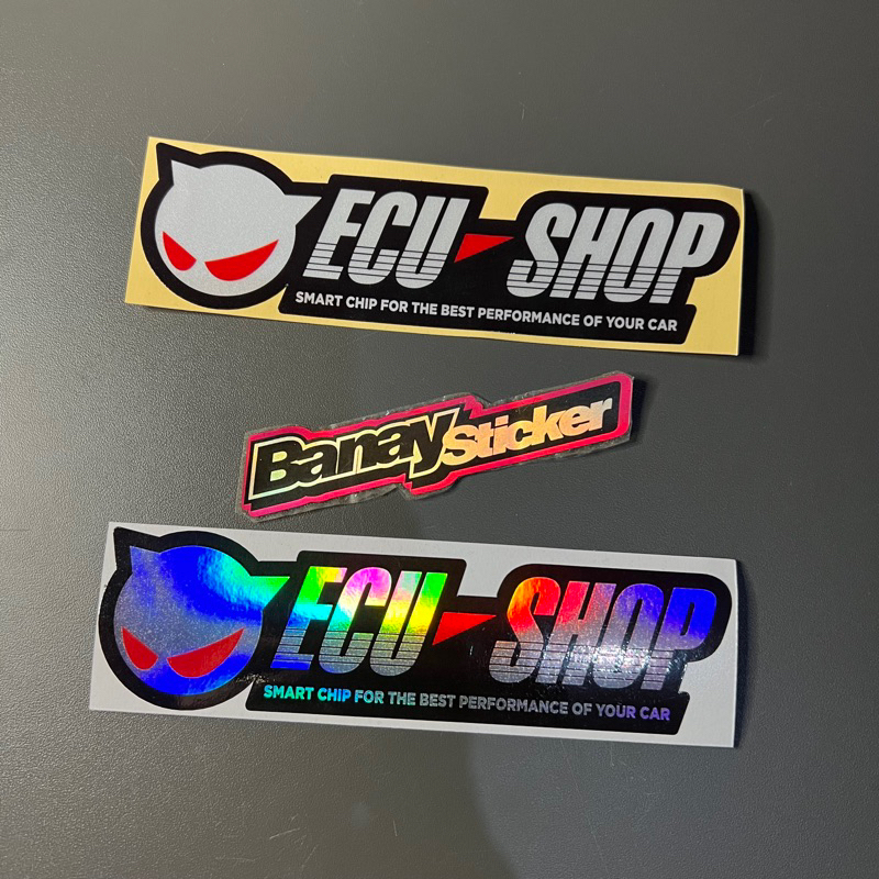 Jual Sticker Stiker ECU SHOP Sticker Mobil Princutt | Shopee Indonesia