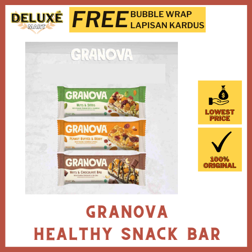 Jual Granova Healthy Snack Bar (28 gr) - Snack Bar Sehat Bergizi Buatan ...