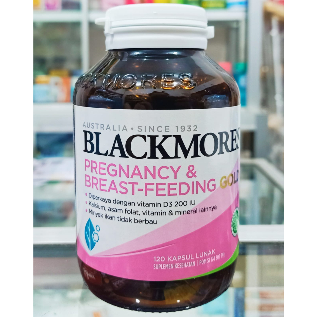 Jual Blackmores Pregnancy & Breastfeeding Gold Isi 120 KAPSUL ...