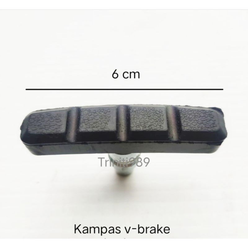 Jual Kampas karet rem sepeda V-break, baut kunci L | Shopee Indonesia