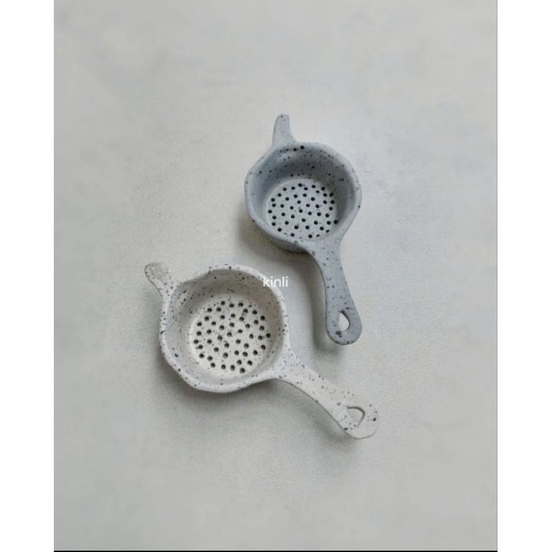 Jual handmade ceramic tea strainer saringan teh keramik | Shopee Indonesia