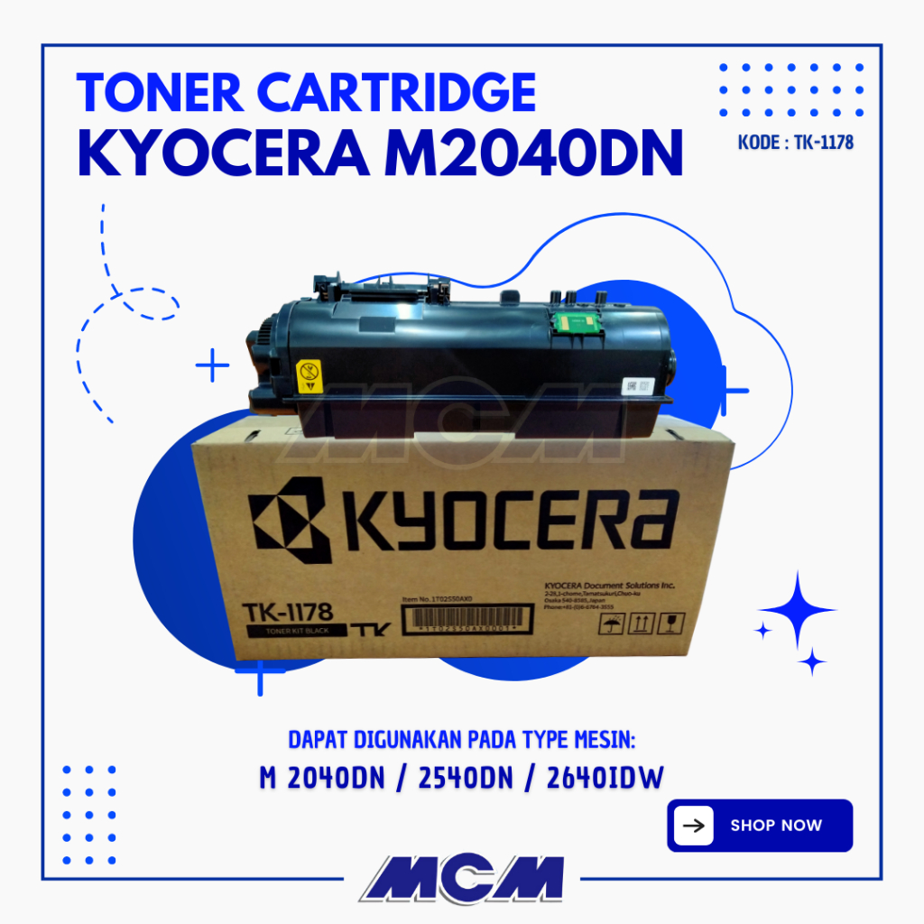 Jual TONER CARTRIDGE ORIGINAL MESIN FOTOCOPY KYOCERA M2040DN M2540DN ...