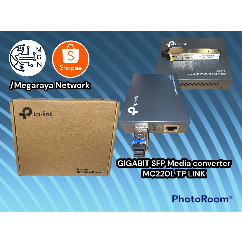 Jual Tp link MC220L SFP gigabit media converter (sfp beli terpisah ...