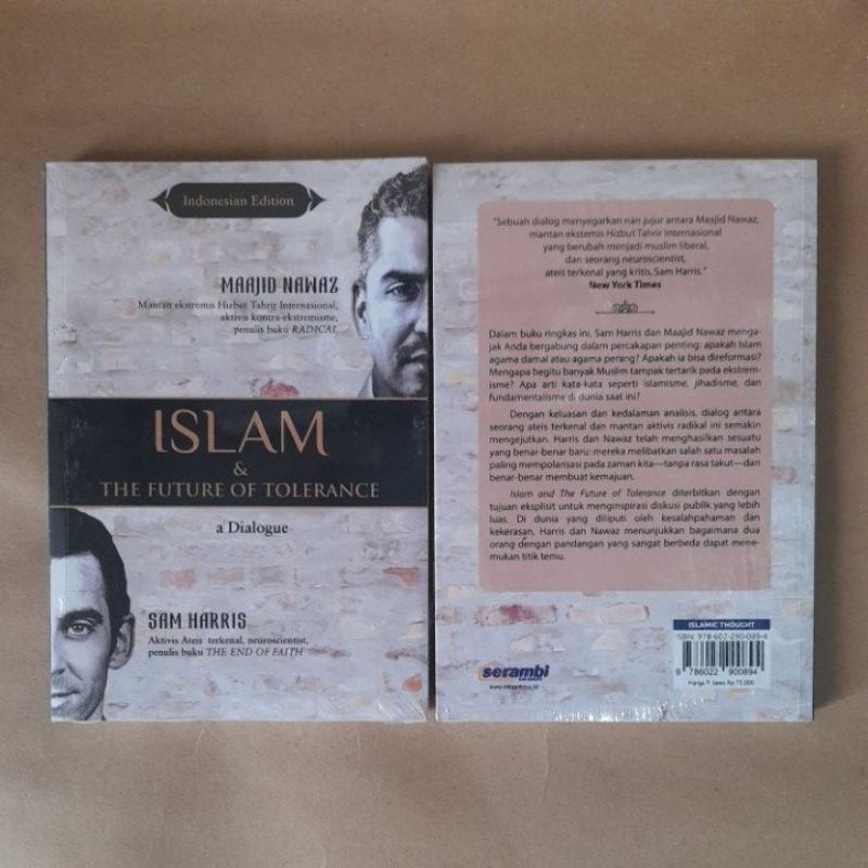 Jual Islam & The Future Of Tolerance Original - Maajid Nawaz & Sam ...