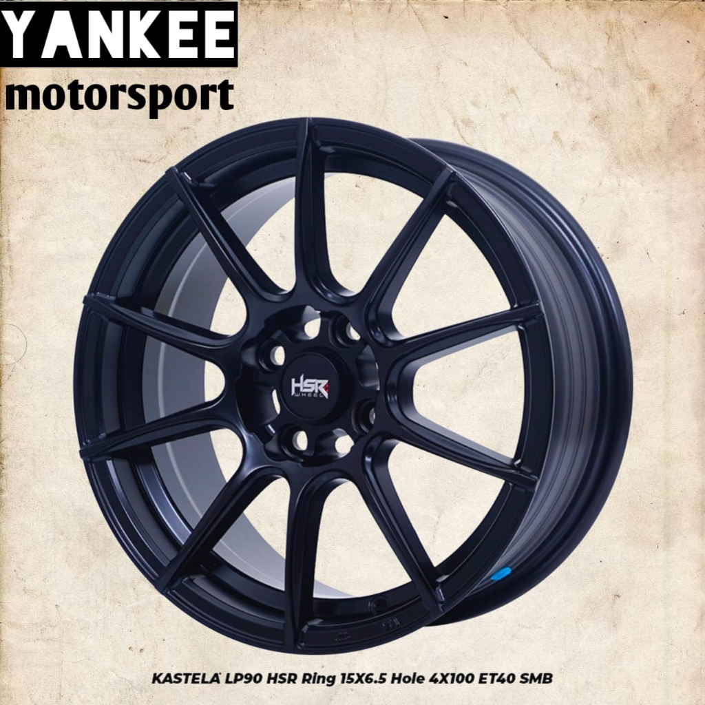 Jual Velg Mobil Ring 15 HSR KASTELA untuk Brio, Sirion, Etios, Datsun ...