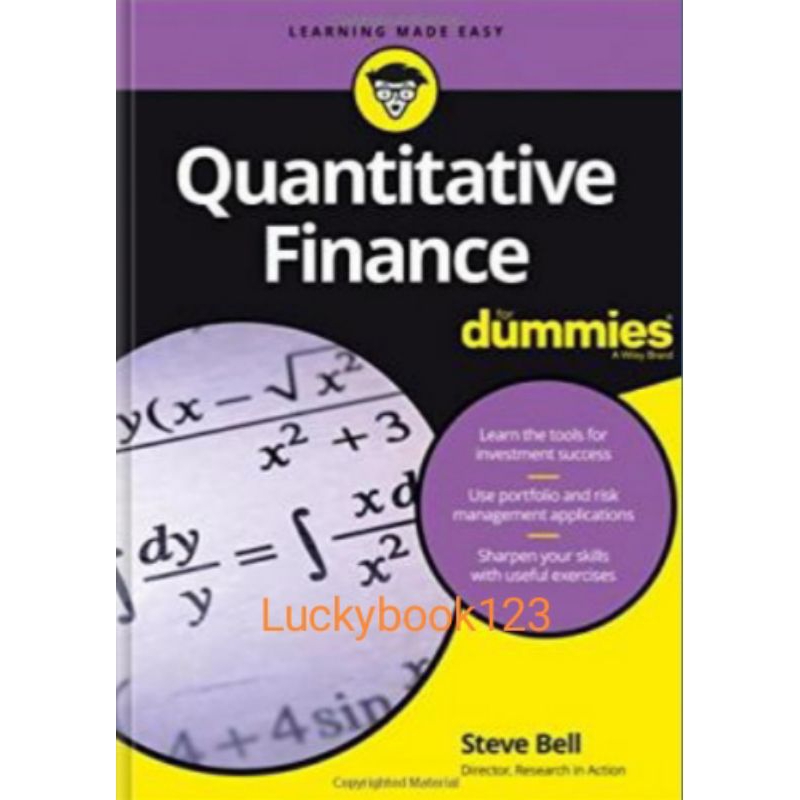 Jual Buku Quantitative Finance For Dummies by Steve Bell | Shopee Indonesia