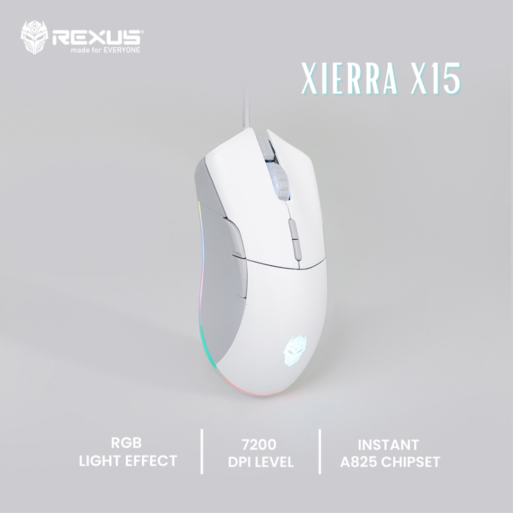 Jual Mouse Gaming Rexus Xierra X15 Wired | Shopee Indonesia