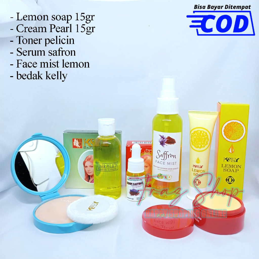 Jual Paket Lengkap Kelly 3in1 Plus Serum + Toner & Spray[Pearl Cream ...