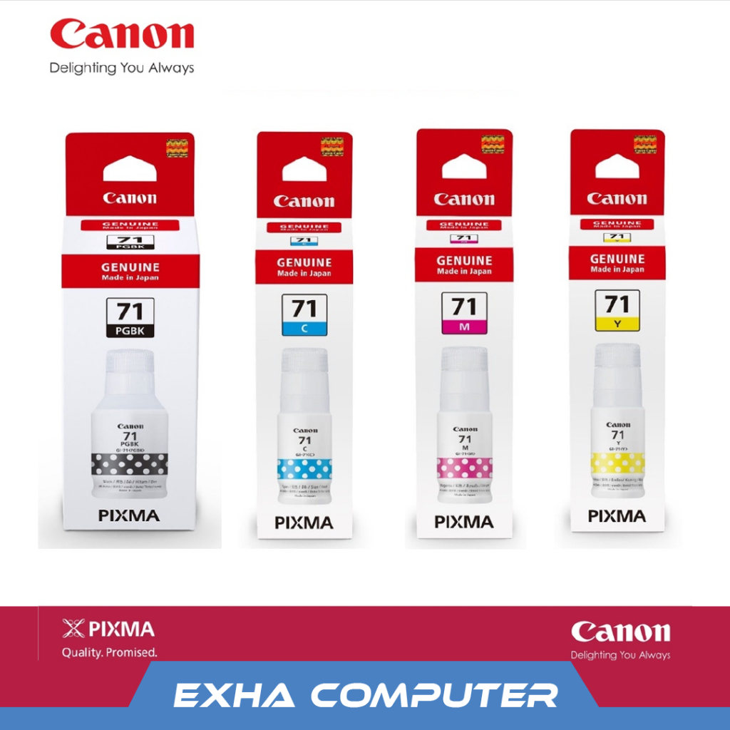Jual Tinta Canon GI 71 0RIGINAL G2010,G2020,G3020 | Shopee Indonesia