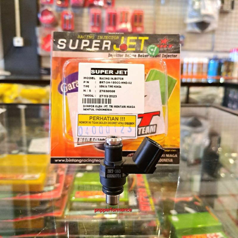 Jual INJECTOR RACING BRT 3 HOLE 180CC SEMUA TIPE HONDA CRF 150/CBR 150 ...