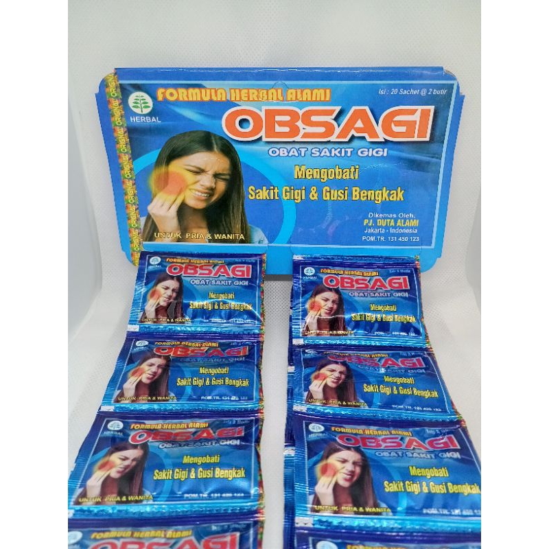Jual Obsagi obat sakit gigi original kapsul obsagi | Shopee Indonesia