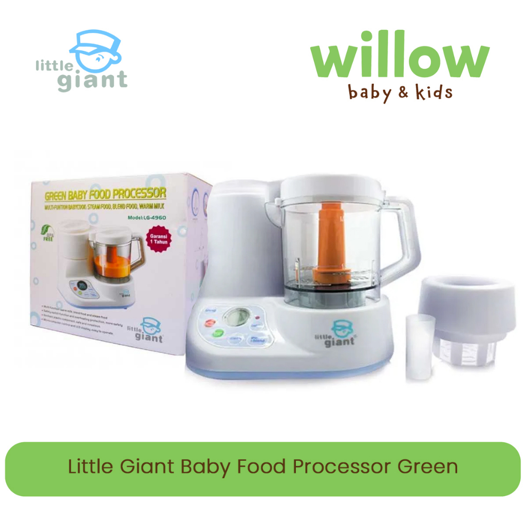 Jual Food Processor - Little Giant Baby Food Processor Green | Shopee ...