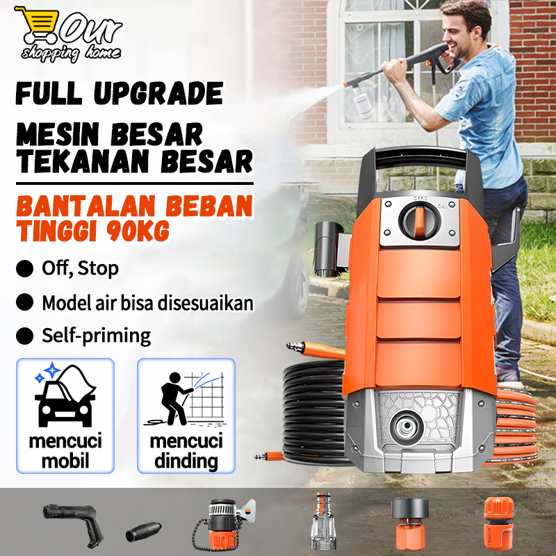 Jual Mesin Cuci Steam Mobil dan Motor /Alat steam cuci motor & mobil / Pressure Washer | Shopee ...