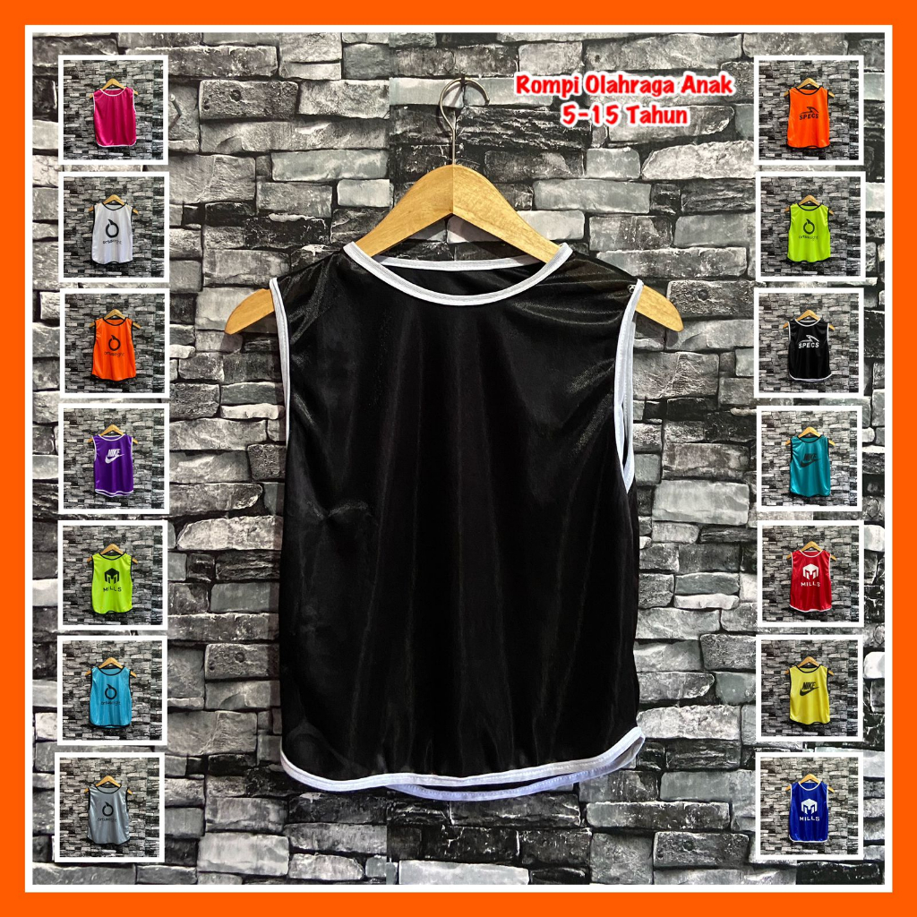 Jual Rompi Bola Anak Rompi Futsal Anak Anak Bahan Abutay Dry Fit ...