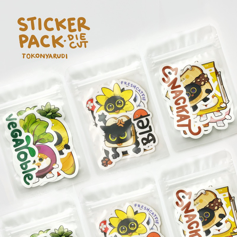Jual sticker kat | sticker pack lucu kucing | by rudi | Shopee Indonesia