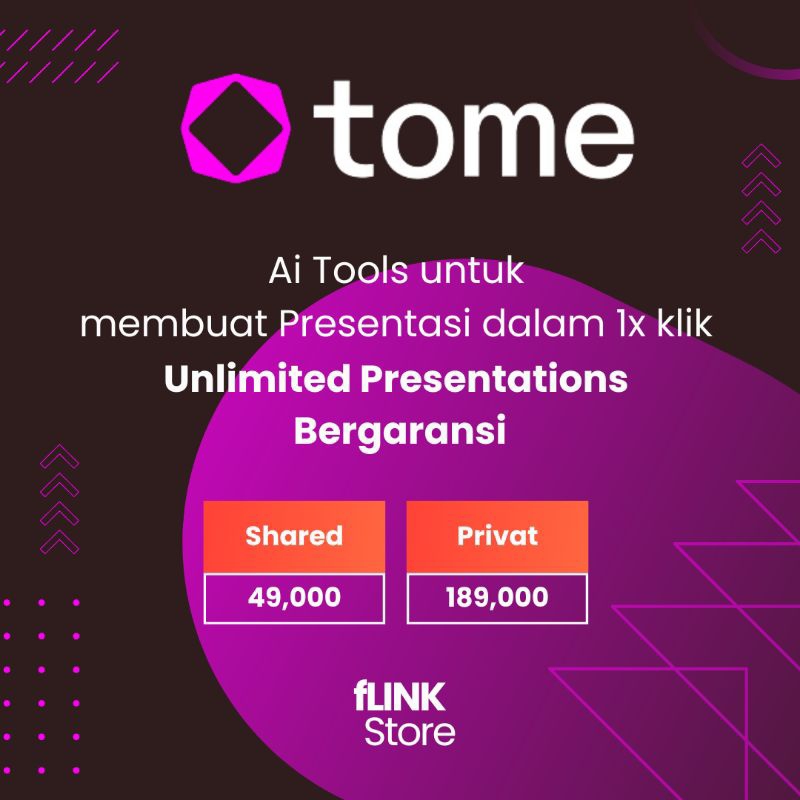 Jual TOME.APP - AI PRESENTATION UNLIMITED 30 HARI | Shopee Indonesia