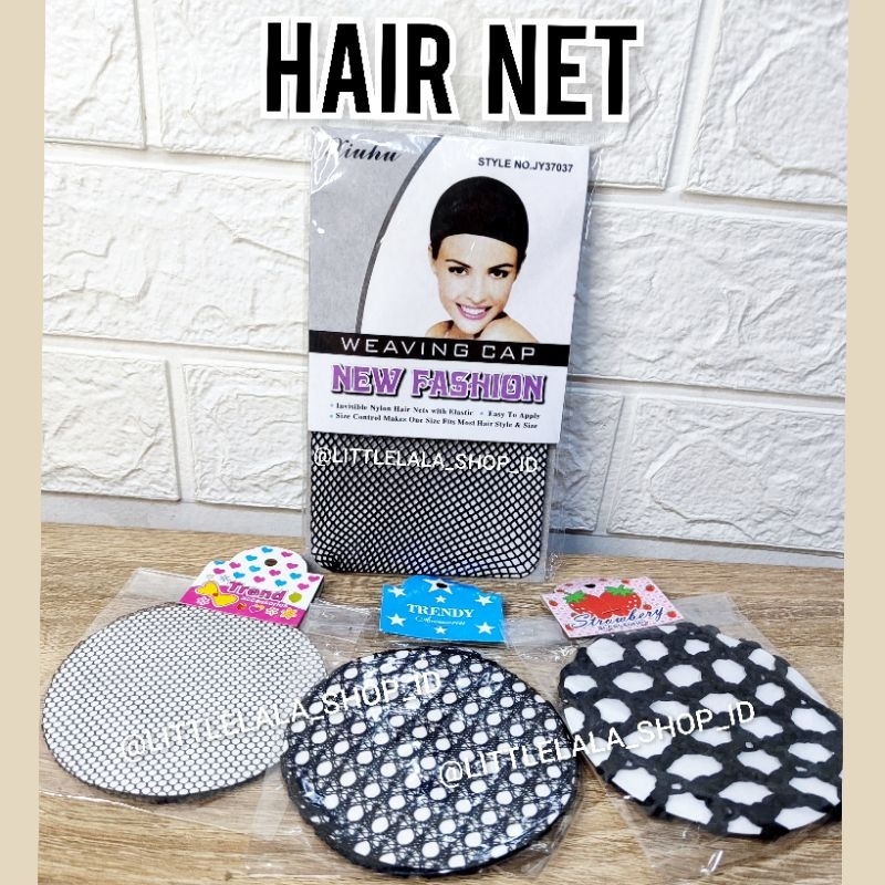 Jual jaring rambut cepol/hair net/hairnet/Jaring Pembungkus Sanggul ...