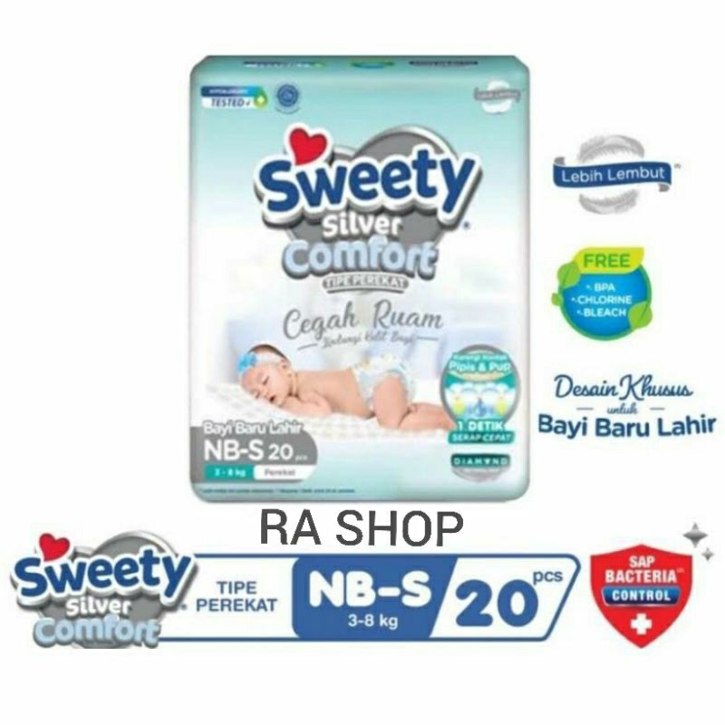Jual Sweety Silver Comfort NBS20 dan NBS40 | Shopee Indonesia