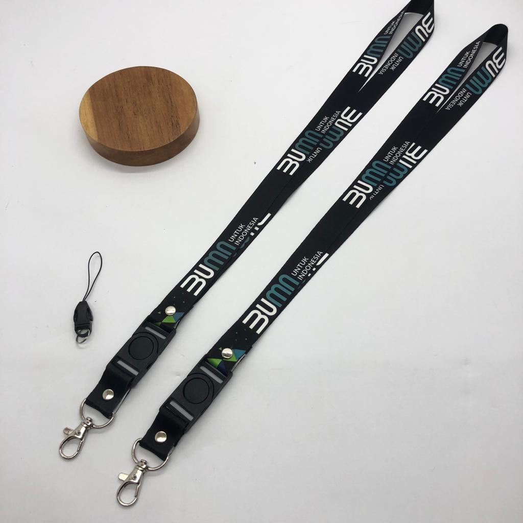Jual TALI BUMN HITAM _ LANYARD BUMN HITAM_ TALI IDCARD BUMN HITAM ...