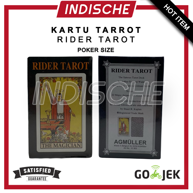 Jual Kartu Tarot / Rider Tarot Card Black by Arhur Edward Waite ...