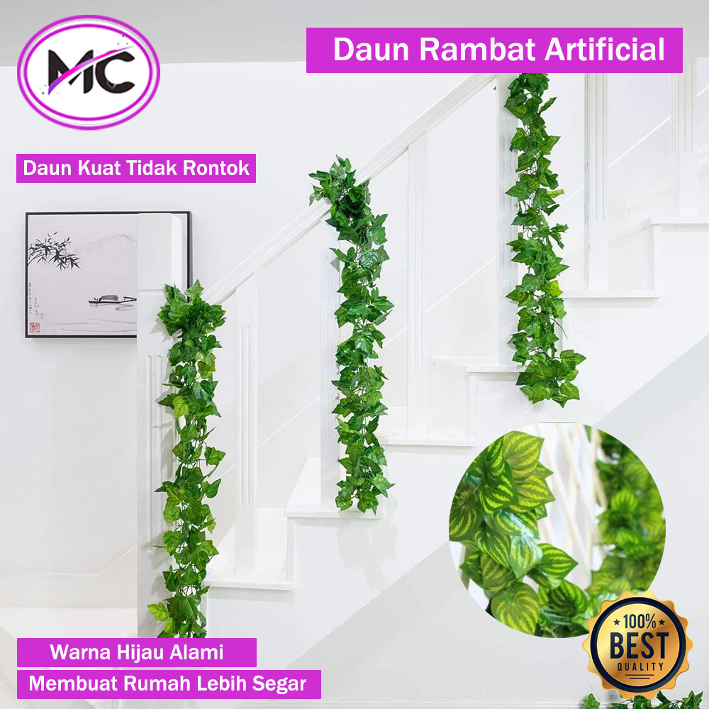 Jual Daun Rambat Plastik Artificial Dekorasi Bunga Gantung Artifisial ...