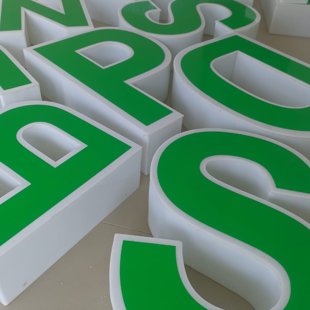 Jual CUSTOM HURUF TIMBUL LETTER BOX AKRILIK NYALA LED GARANSI 7 BULAN ...