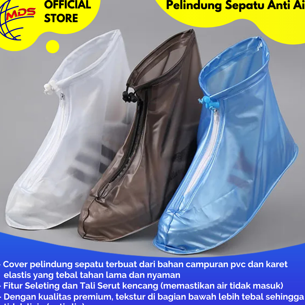 Jual Shoe Cover Pelindung Sepatu Hujan Anti Air Mantel Sepatu ...