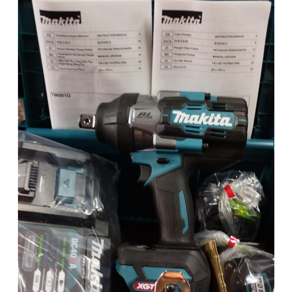 Jual Mesin Impact Wrench 3/4" Makita Cordless TW 001 GM201 | Shopee ...
