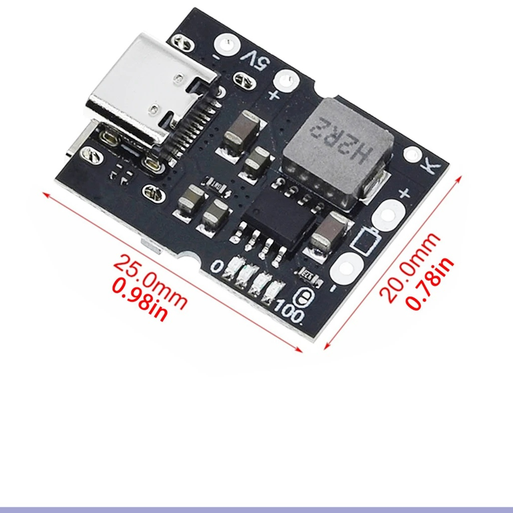 Jual Modul Powerbank USB Type-C Input Output 5V 2A 4 Led Indicator ...