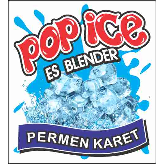 Jual Stiker Kemasan Pop Ice isi 100 | Shopee Indonesia
