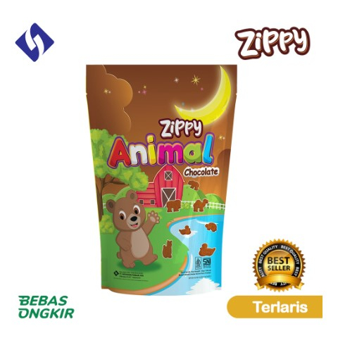 Jual Zippy Animal Susu dan Cokelat Pouch 30 g | Shopee Indonesia