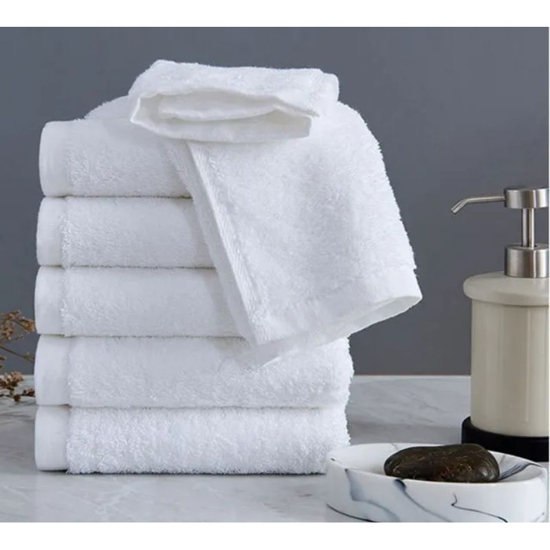 Jual Handuk Hotel Putih Ultimate premium 70x140cm 750gsm benang 30s/2 ...