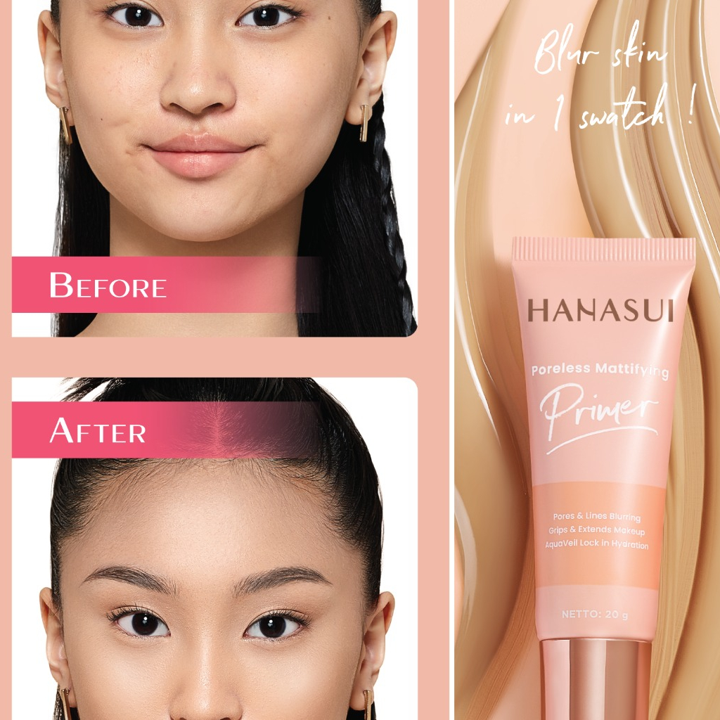 Jual HANASUI PORELESS MATTIFYING PRIMER | Shopee Indonesia