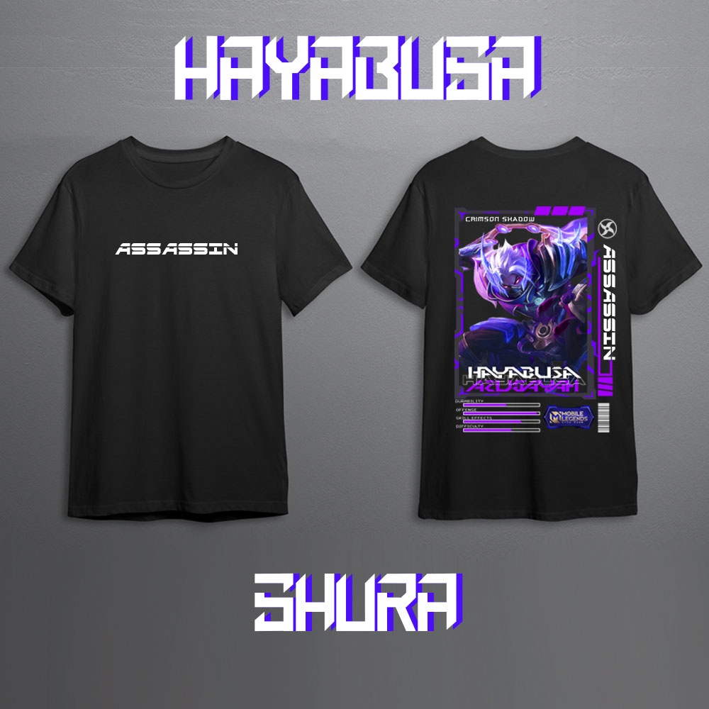 Jual KAOS HERO MOBILE LEGEND HAYABUSA SKIN KEREN//KAOS ML//KAOS MOBILE ... Jual KAOS HERO MOBILE LEGEND HAYABUSA SKIN KEREN//KAOS ML//KAOS MOBILE ...