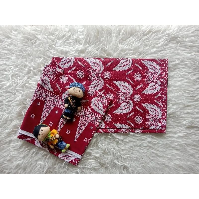 Jual Kain Batik Baduy Banten motif tapak kebo Merah Putih pink hitam ...
