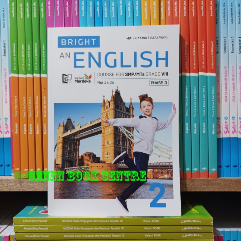 Jual Buku Bright An English Kelas 2/VIII 8 SMP Erlangga Kurikulum Merdeka | Shopee Indonesia