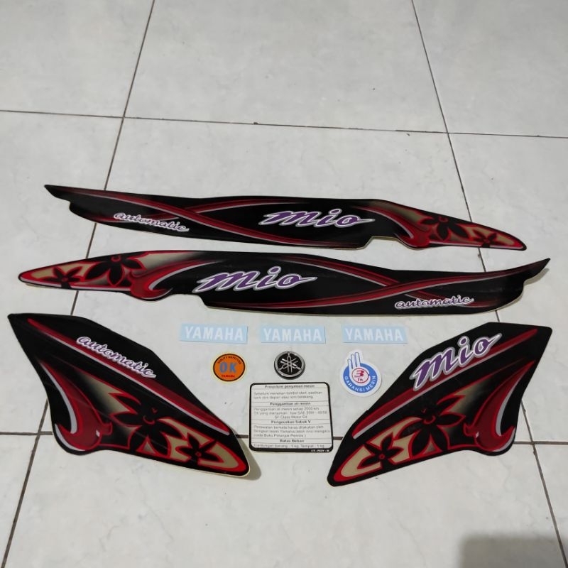 Jual Stiker stripping striping decal graphic Yamaha Mio 5TL 2005 2006 ...