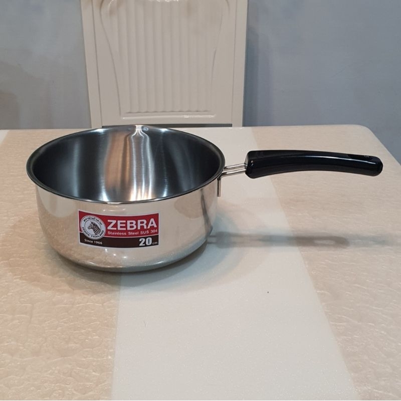 Jual panci gagang / sauce pan zebra stainless 20 cm | Shopee Indonesia
