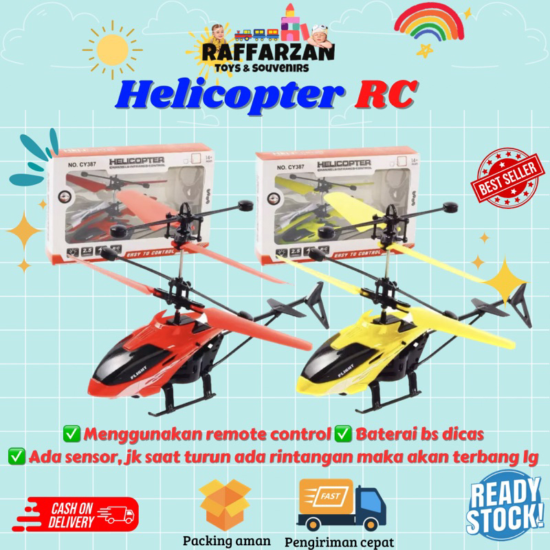 Jual Helicopter Remote Control Mainan Anak Helicopter RC Pesawat ...